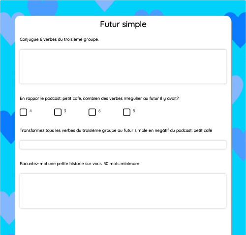 Futur simple. Ficha interactiva | TopWorksheets