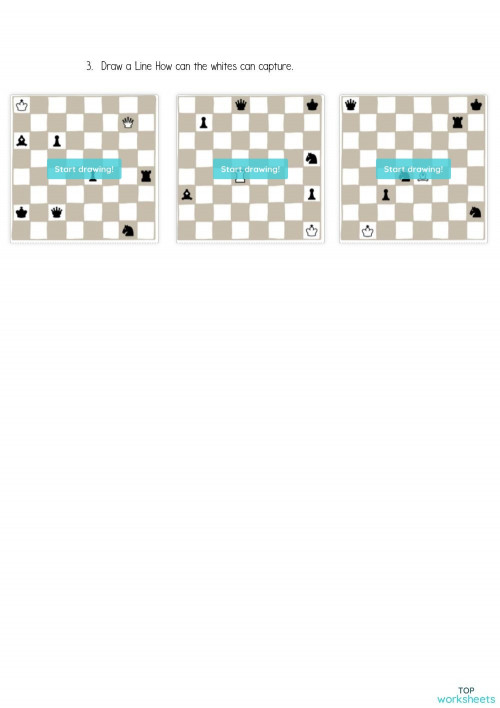 Chess Second grades -. Interactive worksheet | TopWorksheets
