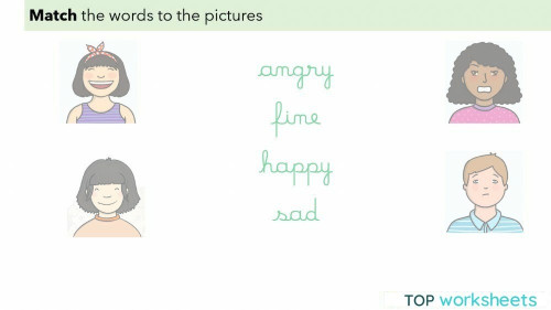 L3 - A10 - Feelings, Reading. Interactive worksheet | TopWorksheets