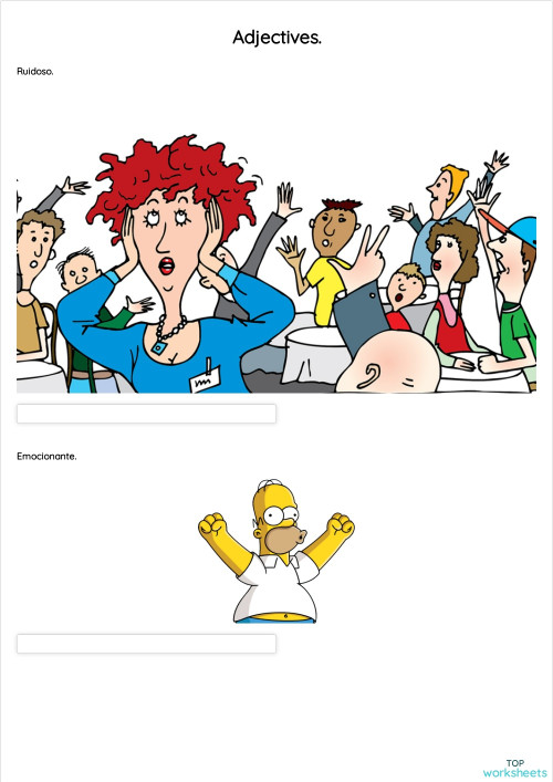 Adjectives.. Interactive worksheet | TopWorksheets