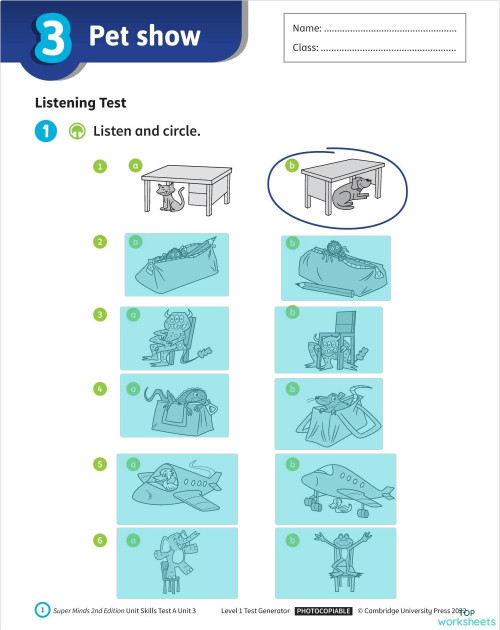 SM1 - Unit 3. Interactive worksheet | TopWorksheets