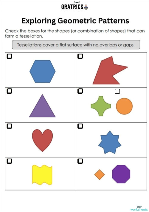 Geometry 12. Interactive worksheet | TopWorksheets