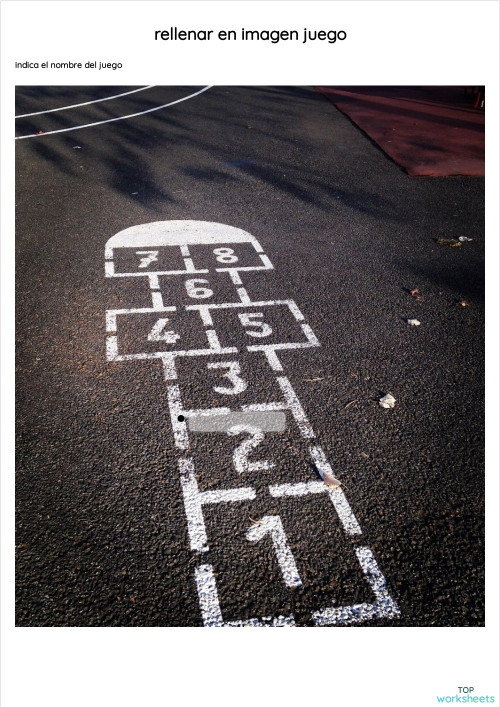 rellenar en imagen juego. Ficha interactiva | TopWorksheets