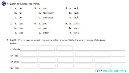 AP1unit6page26ex2. Interactive worksheet | TopWorksheets