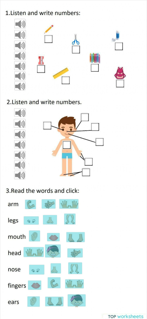 EN1-U2-Revision-1&2. Interactive worksheet | TopWorksheets