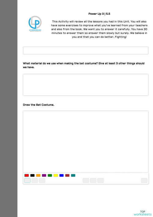 Power Up 3 | 5.5. Interactive worksheet | TopWorksheets