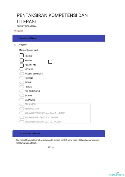 Data (Teknik Gundalan). Interactive worksheet | TopWorksheets