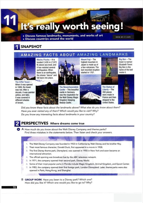 unit 11- it's really worth seeing. Interactive worksheet | TopWorksheets