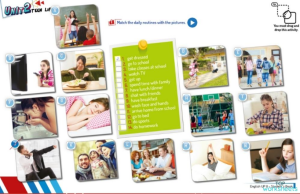 8 2 teen life english up 1 match. Interactive worksheet | TopWorksheets