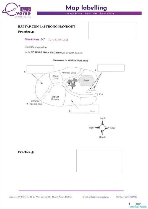 Interactive worksheets and online exercises in vietnamese | TopWorksheets