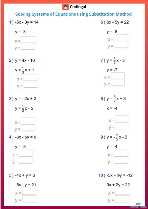 M_G08M10L25_WE01_Solving_Systems_of_Equations_(Substitution)_5. Interactive worksheet ...