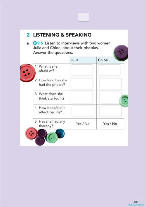 Extra episode 2. Interactive worksheet | TopWorksheets