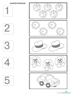 match the number with the picture. Interactive worksheet | TopWorksheets