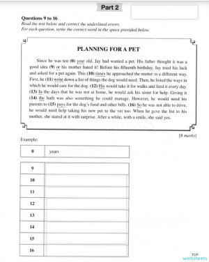 F3 PT3 ERROR IDENTIFICATION (3 BIRU). Interactive worksheet | TopWorksheets