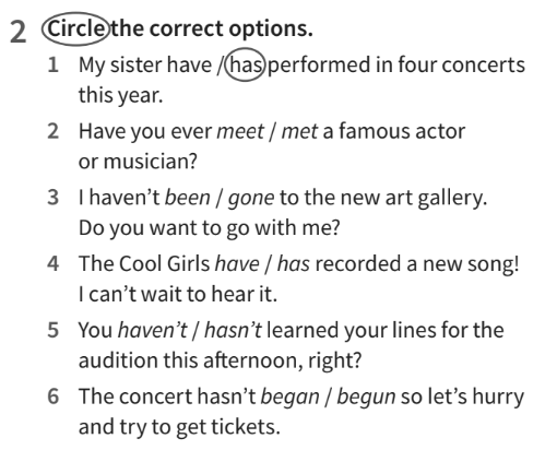 Homework 2 - Present Perfect worksheet. Interactive worksheet ...