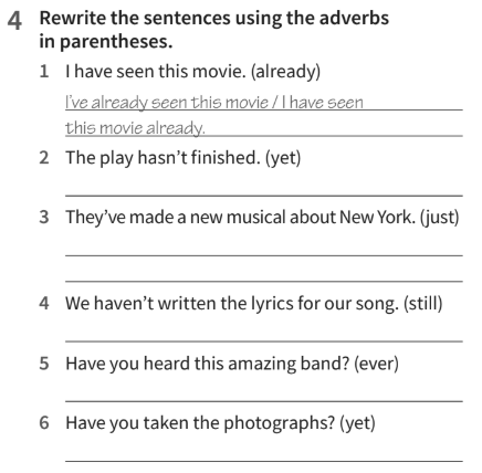 Homework 2 - Present Perfect worksheet. Interactive worksheet ...