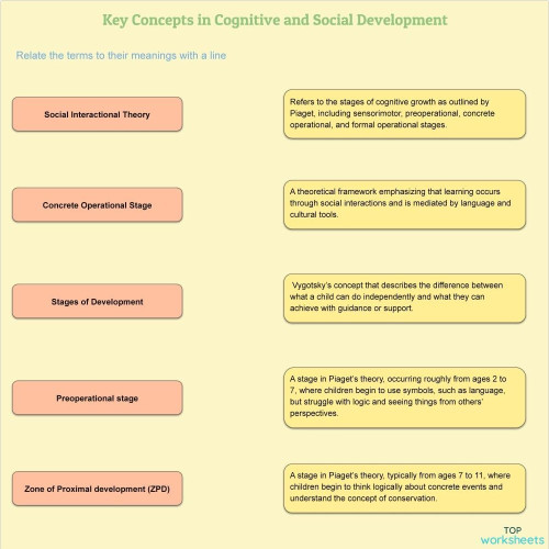 MA L1 - Key Concepts in Cognitive and Social Development. Interactive ...
