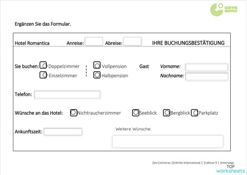 Formular_A1_NEU. Interaktives Arbeitsblatt | TopWorksheets