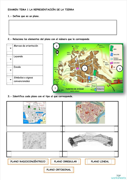 La Tierra: fichas interactivas y ejercicios online | TopWorksheets