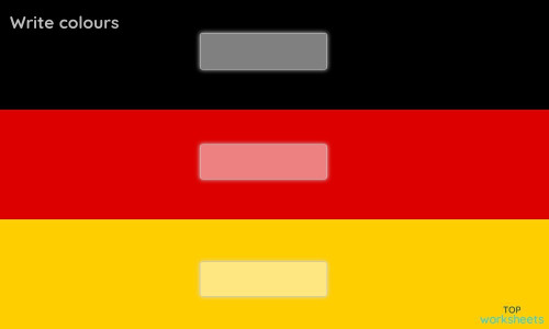 2rd grade February flags` colours 1st level. Interactive worksheet ...