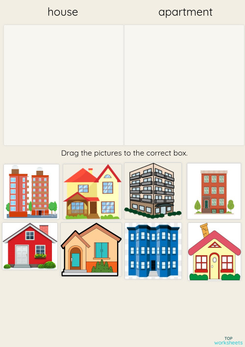 LL 3.3.1 Vocabulary (house/apartment). Interactive worksheet ...