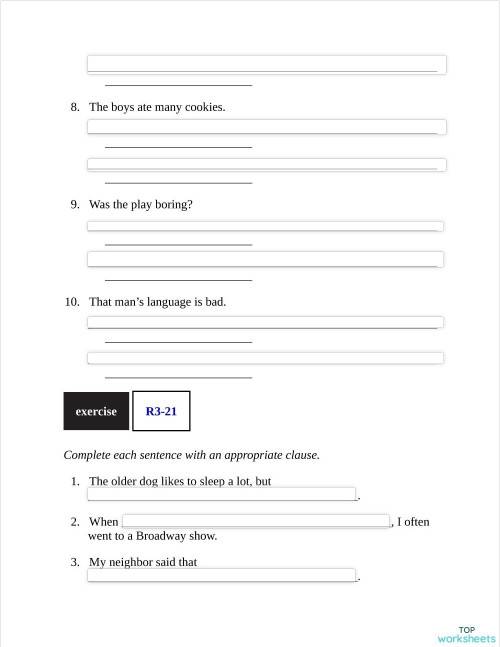English Grammar for Esl learners part 11. Interactive worksheet ...
