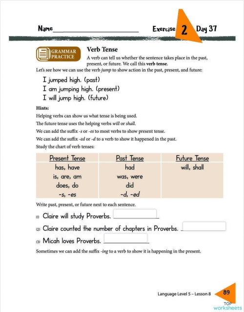 Interactive worksheets and online exercises in english | TopWorksheets