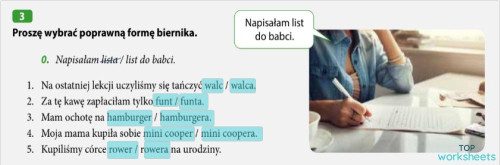 3.21 biernik forma. Interactive worksheet | TopWorksheets