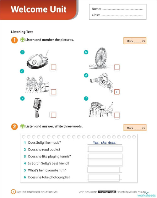 Super Minds 4 - Unit 0. Interactive worksheet | TopWorksheets