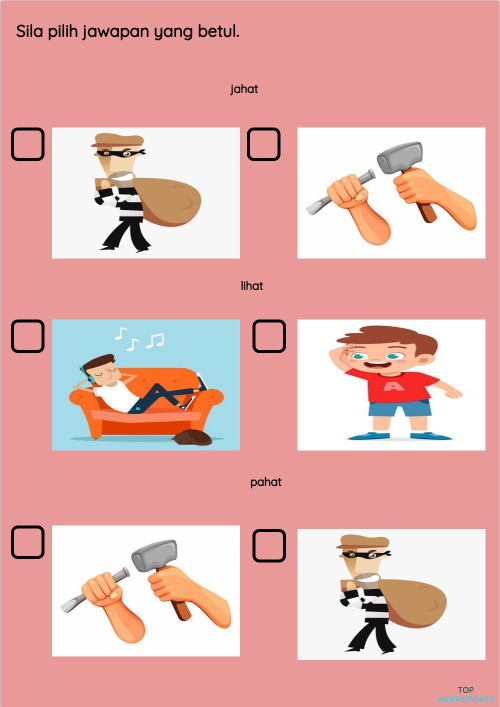 Bahasa Melayu: interactive worksheets and online exercises | TopWorksheets