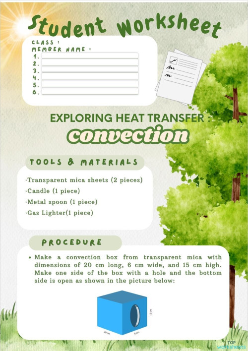 CONVECTION WORKSHEETS. Interactive worksheet | TopWorksheets