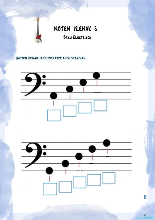 Musika Hizkuntza: interactive worksheets and online exercises ...