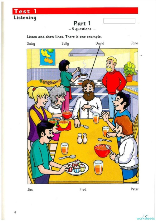 Listening: interactive worksheets and online exercises | TopWorksheets