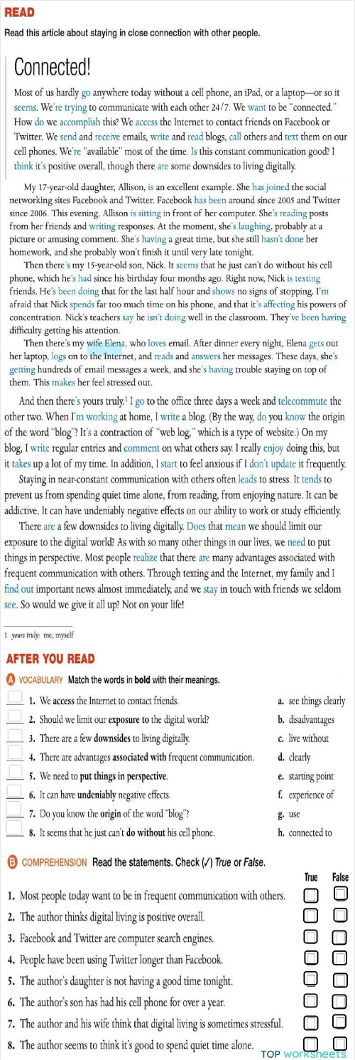 AG1 pages 5-6. Interactive worksheet | TopWorksheets