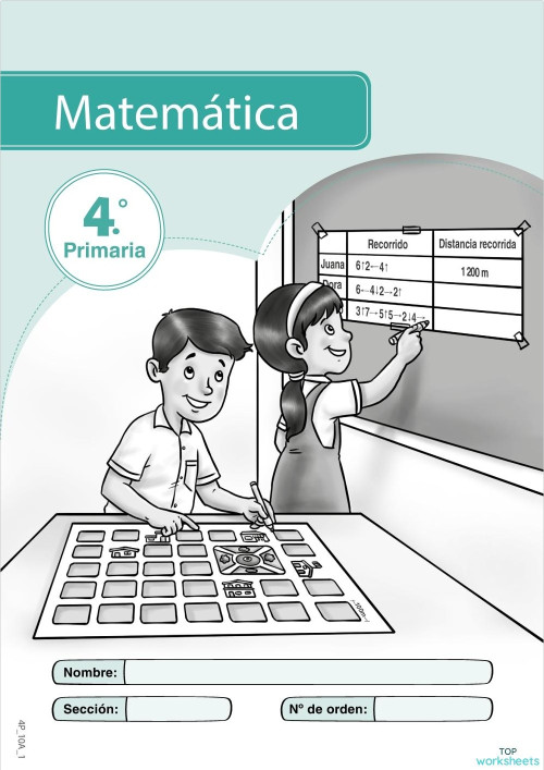 matematica 4to grado. Ficha interactiva | TopWorksheets