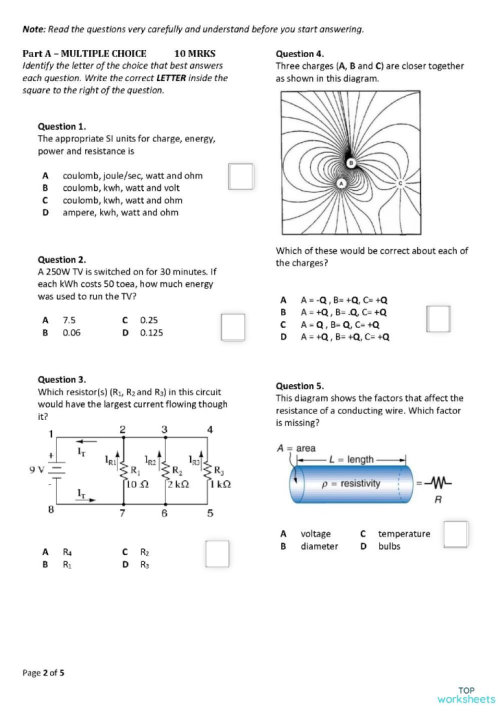 Semester exam. Interactive worksheet | TopWorksheets
