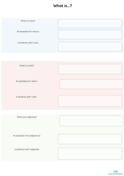 What is...?. Interactive worksheet | TopWorksheets