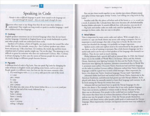 Secret Codes Chapters 9-10 + activities. Interactive worksheet ...