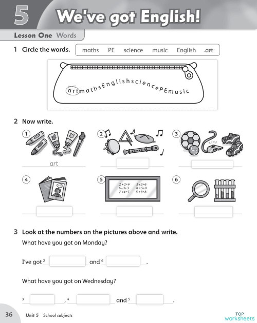 Homework 11th May Junior. Interactive worksheet | TopWorksheets