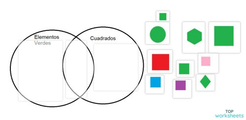 Venn Diagrama. Ficha interactiva | TopWorksheets