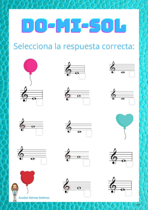 Do-Mi-Sol. Ficha interactiva | TopWorksheets