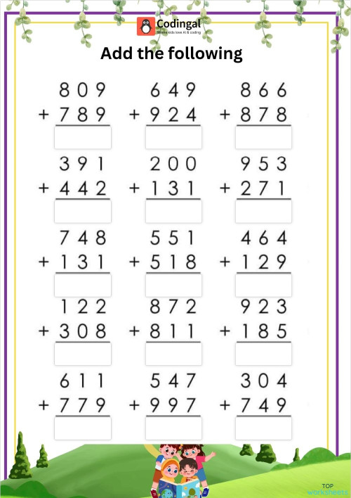 Math: interactive worksheets and online exercises | TopWorksheets