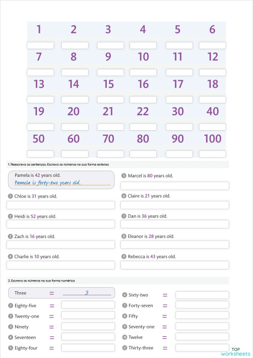 BEGINNER 04-PRACTICE 03. Interactive worksheet | TopWorksheets