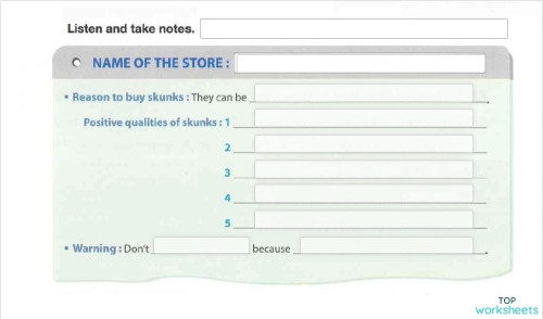 I want an unusual pet part 2. Interactive worksheet | TopWorksheets