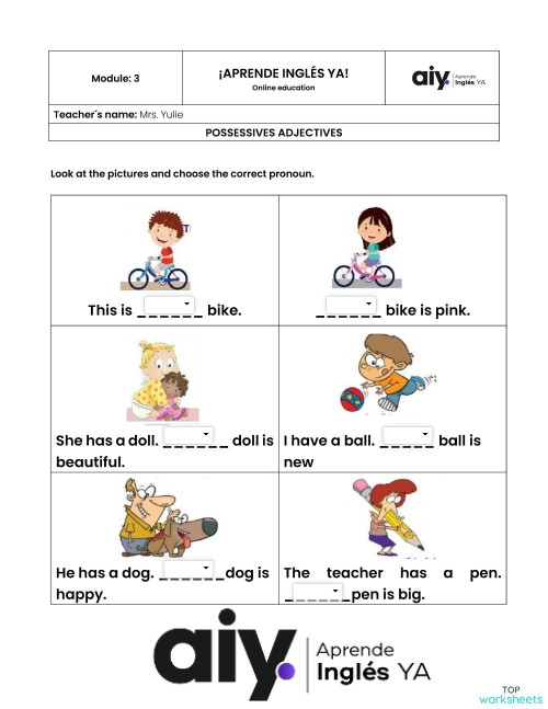 Double Genitive. Interactive worksheet | TopWorksheets