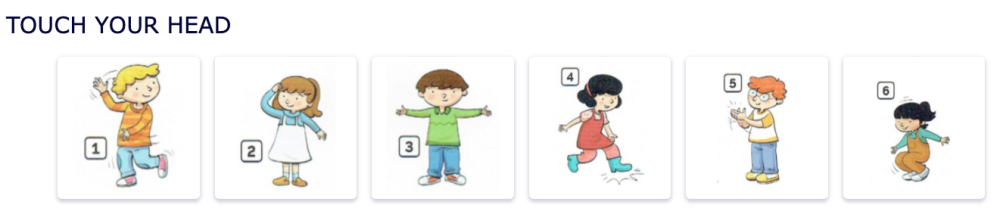 TEAM TOGETHER 1 UNIT3 - BODY & ACTIONS. Interactive worksheet ...