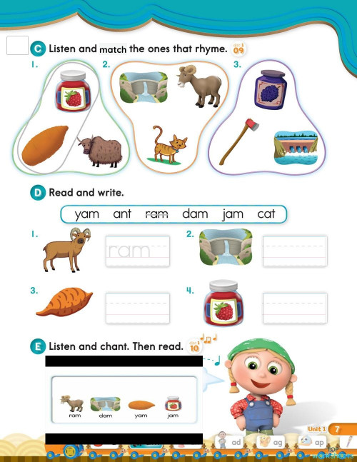 Lesson 2 : a_m. Interactive worksheet | TopWorksheets