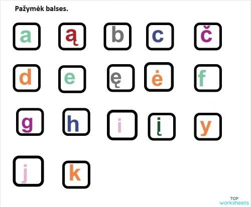 Tautosaka, garsai, dainos. Interactive worksheet | TopWorksheets