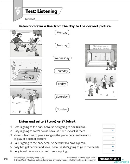 Unit 9 Test. Interactive worksheet | TopWorksheets
