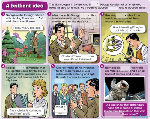 velcro invention. Interactive worksheet | TopWorksheets